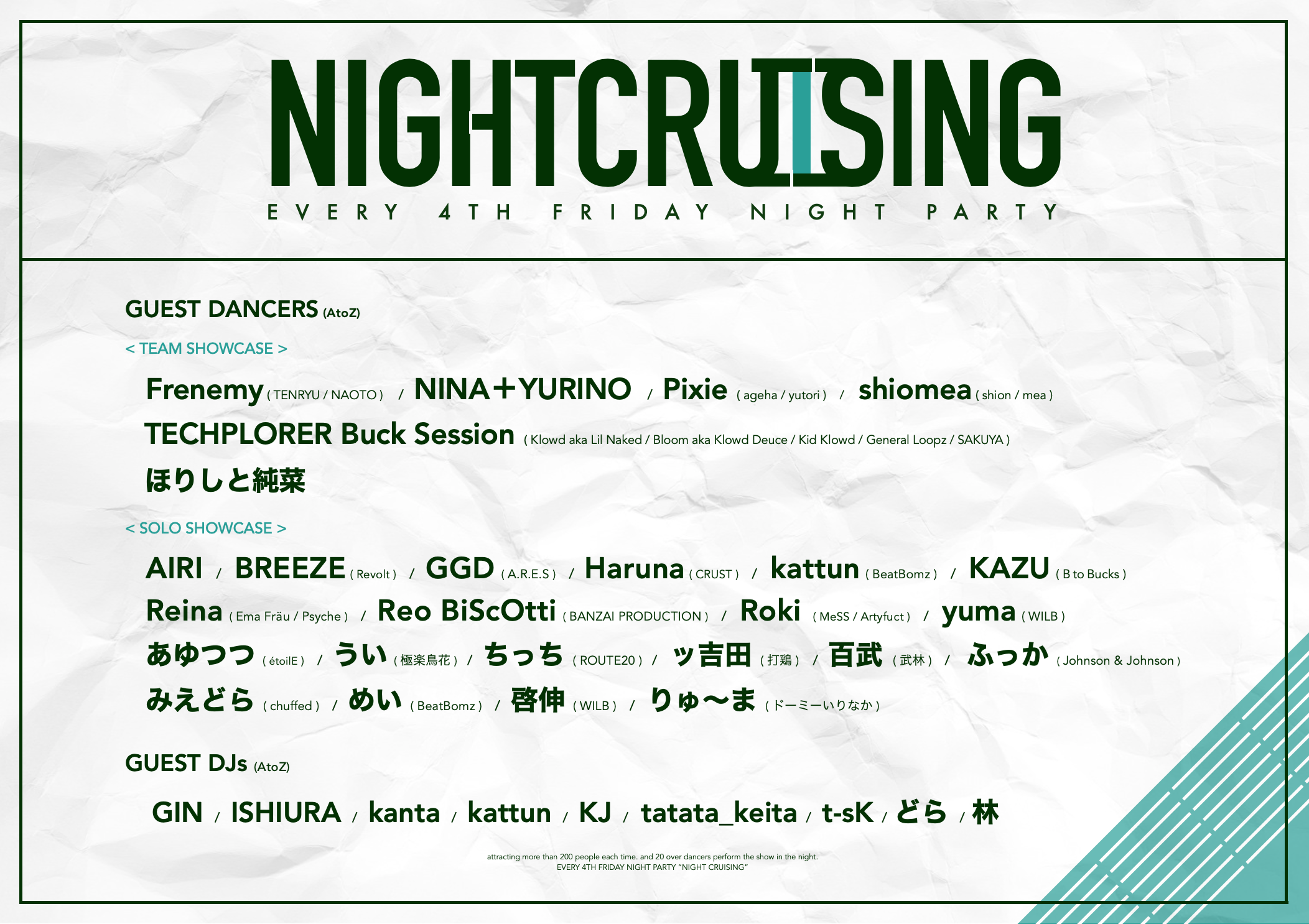 NIGHT CRUISING feat. TECHPLORER – SOUL CITY TOKAI